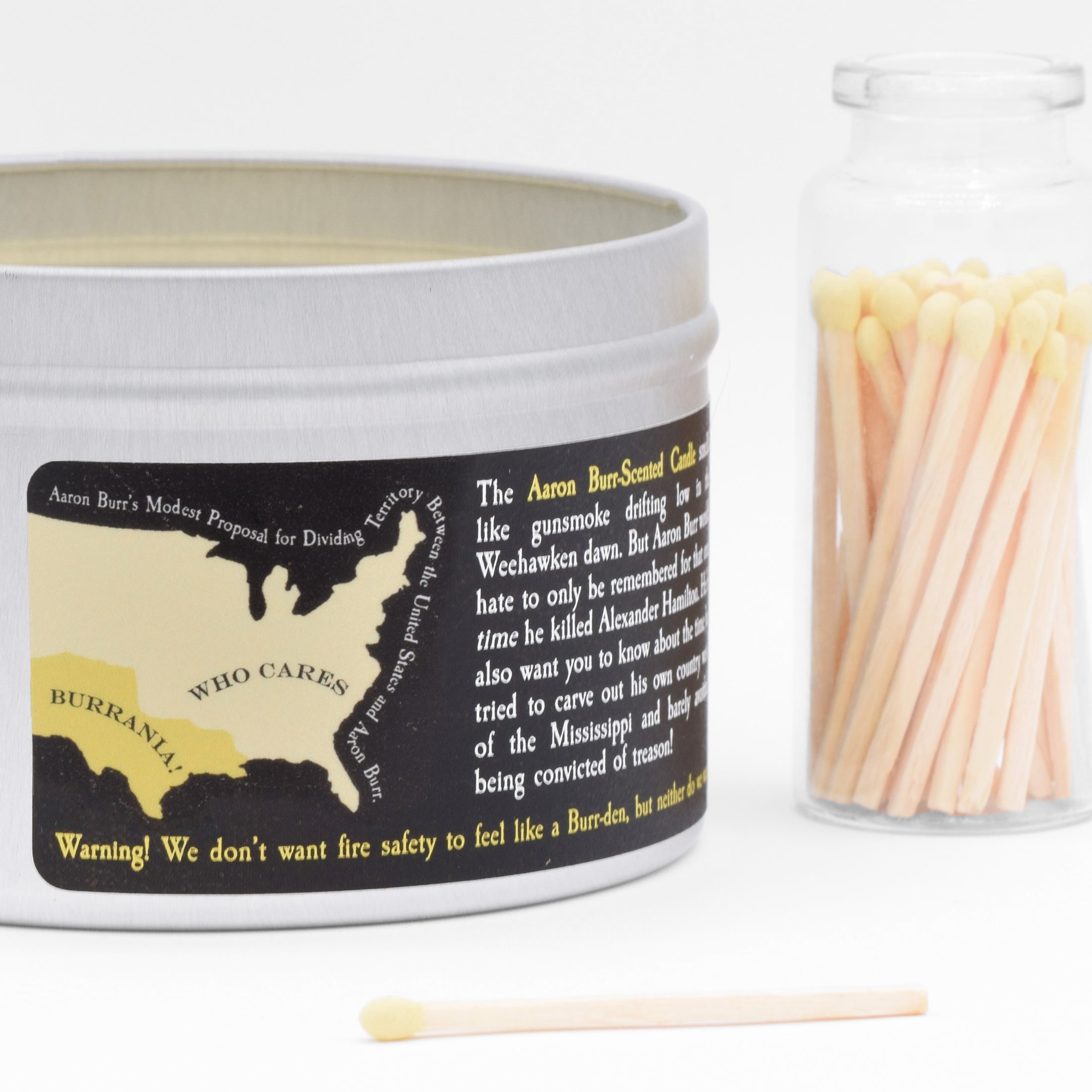 Aaron Burr-Scented Candle – JD and Kate Industries