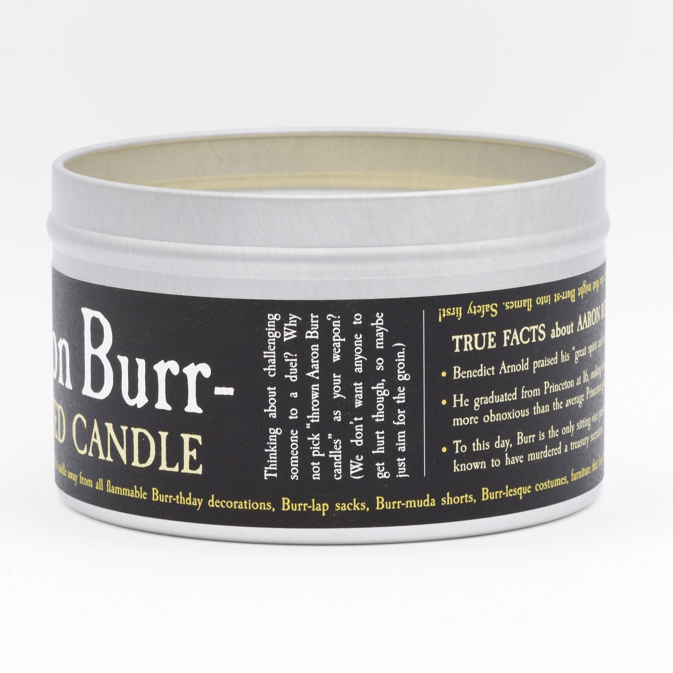 Aaron Burr-Scented Candle – JD and Kate Industries